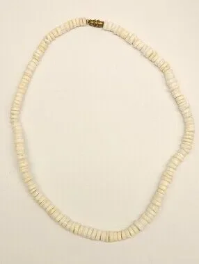 Unsigned | Jewelry | Classic Puka Shell Beaded Choker Necklace | Poshmark